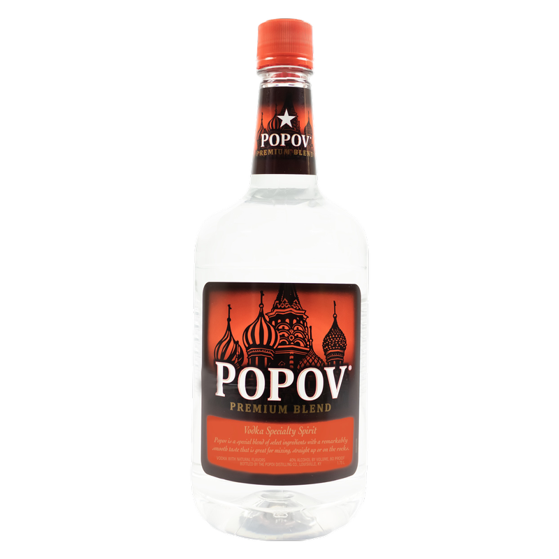 Popov Vodka 1.75L (80 Proof) - Popov – BevMo!