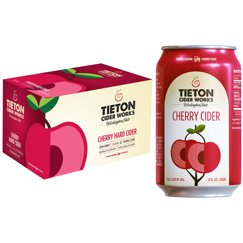 Tieton Cider Works Cherry Cider 6pk 12oz Can - BevMo! – BevMo!