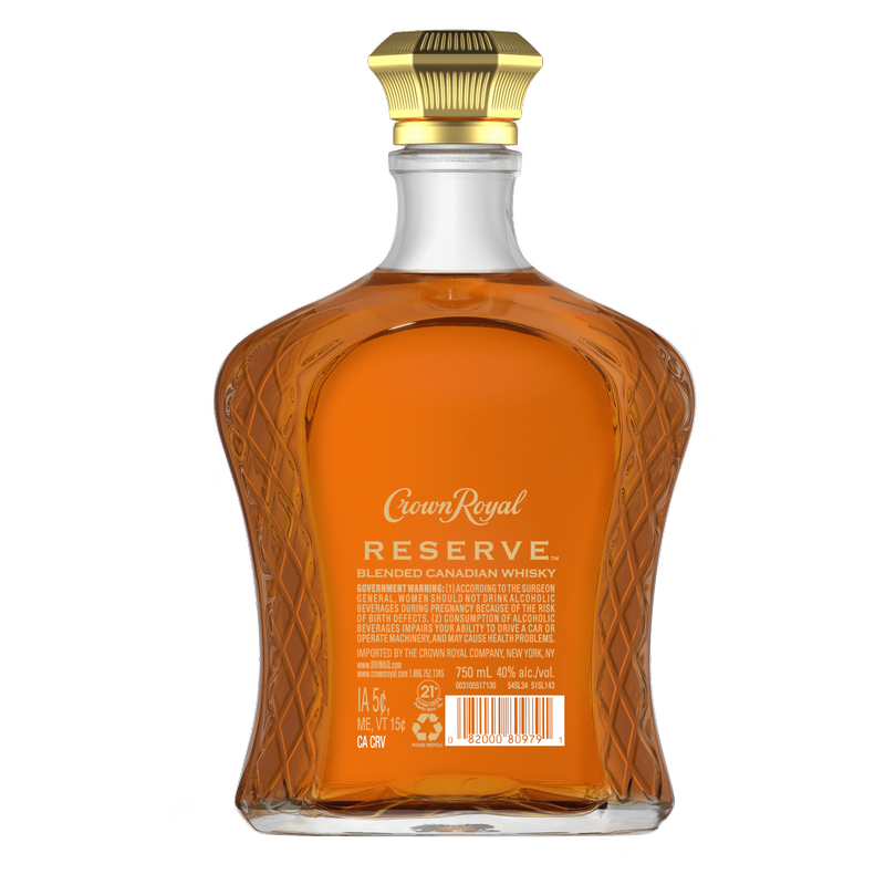 Crown Royal 12 Year Reserve 750ml Bottle – BevMo!