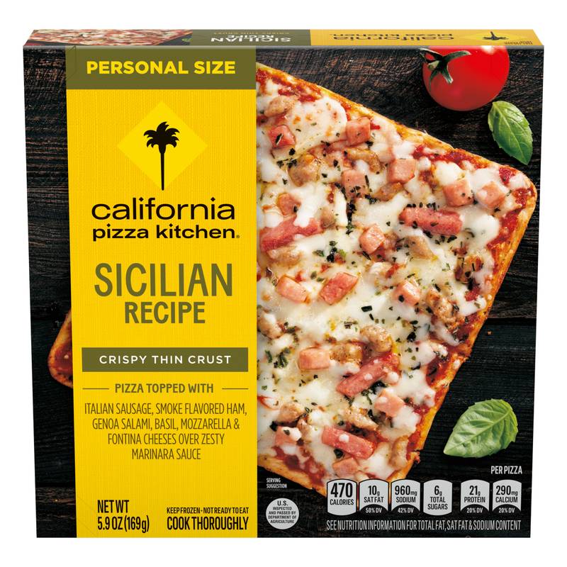 California Pizza Kitchen Sicilian Personal Pizza 5.9oz - California ...