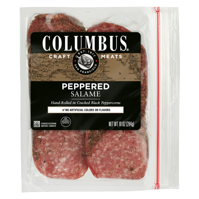Columbus Peppered Salame Deli Meat - 10oz - Columbus – BevMo!