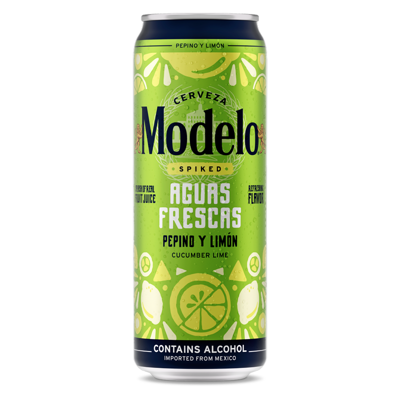 Modelo Spiked Aguas Frescas Pepino Y Limon 12oz Can 4.5% ABV - Modelo ...