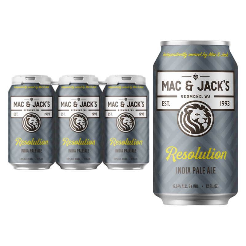 Mac & Jackâ s Resolution IPA 6pk 12oz Can 6.8% ABV - Mac & Jack's – BevMo!
