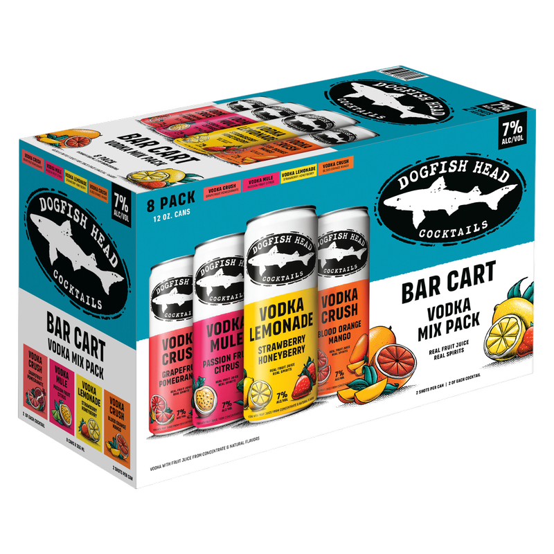Bar Cart Vodka Mix Pack Cocktails - Dogfish Head – BevMo!