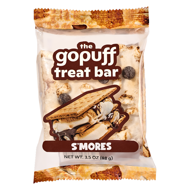 The Gopuff S'mores Crispy Treat Bar 3.5oz - Gopuff – BevMo!