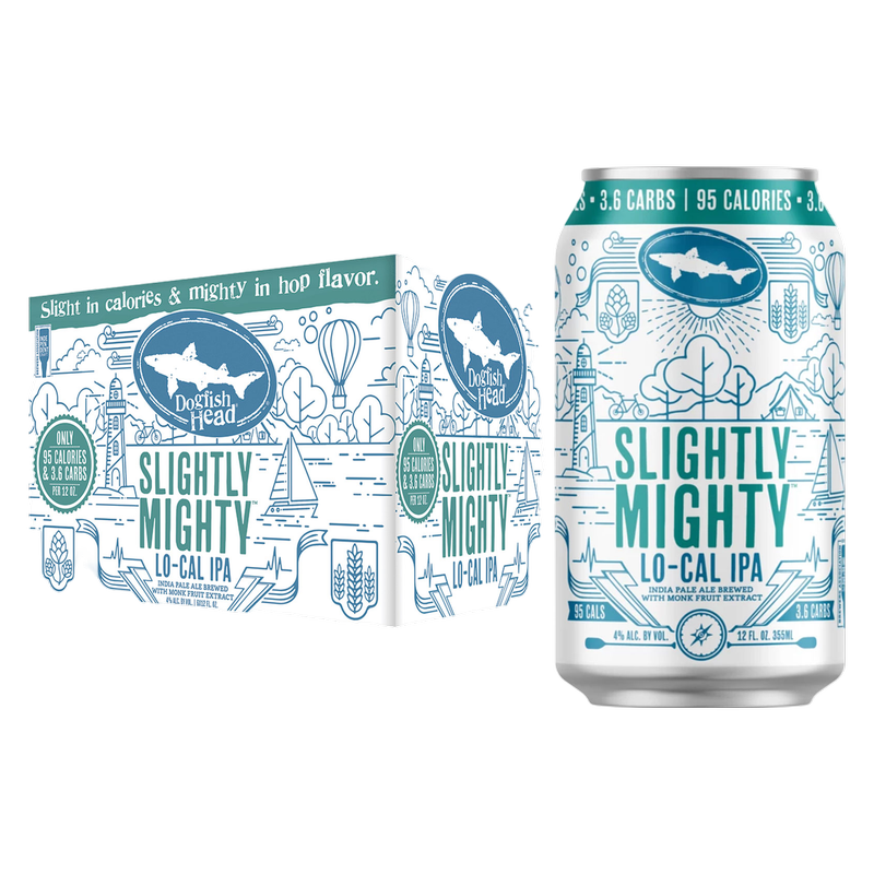 Dogfish Head Beer Slightly Mighty Lo Cal IPA - Dogfish Head – BevMo!