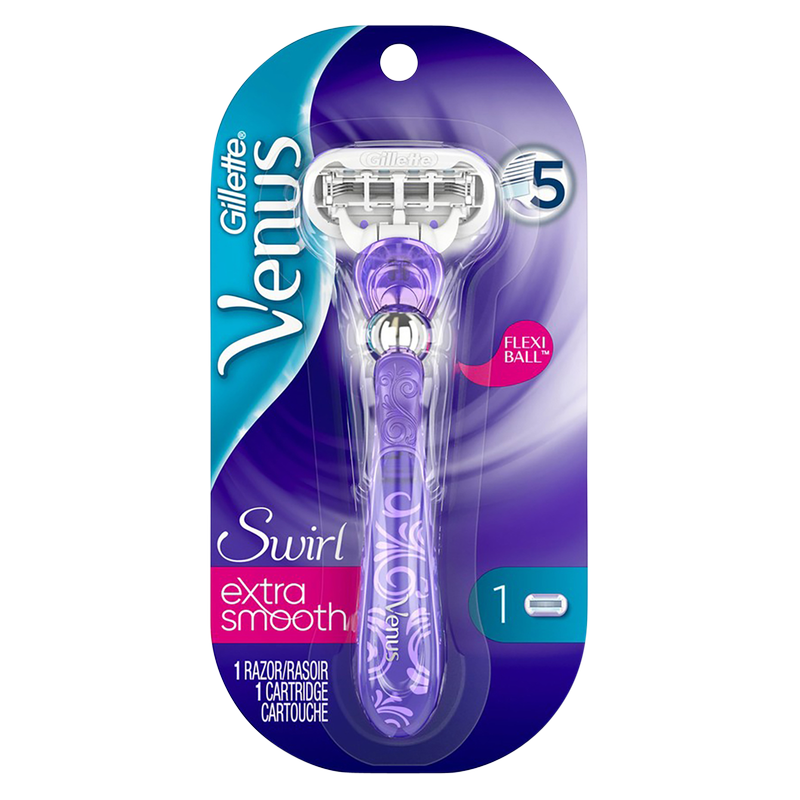Venus Extra Smooth Swirl Razor with Refill Cartridge 1ct - Venus – BevMo!