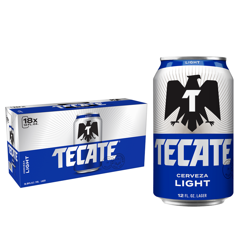 Tecate Light 18pk 12oz Can - Tecate – BevMo!