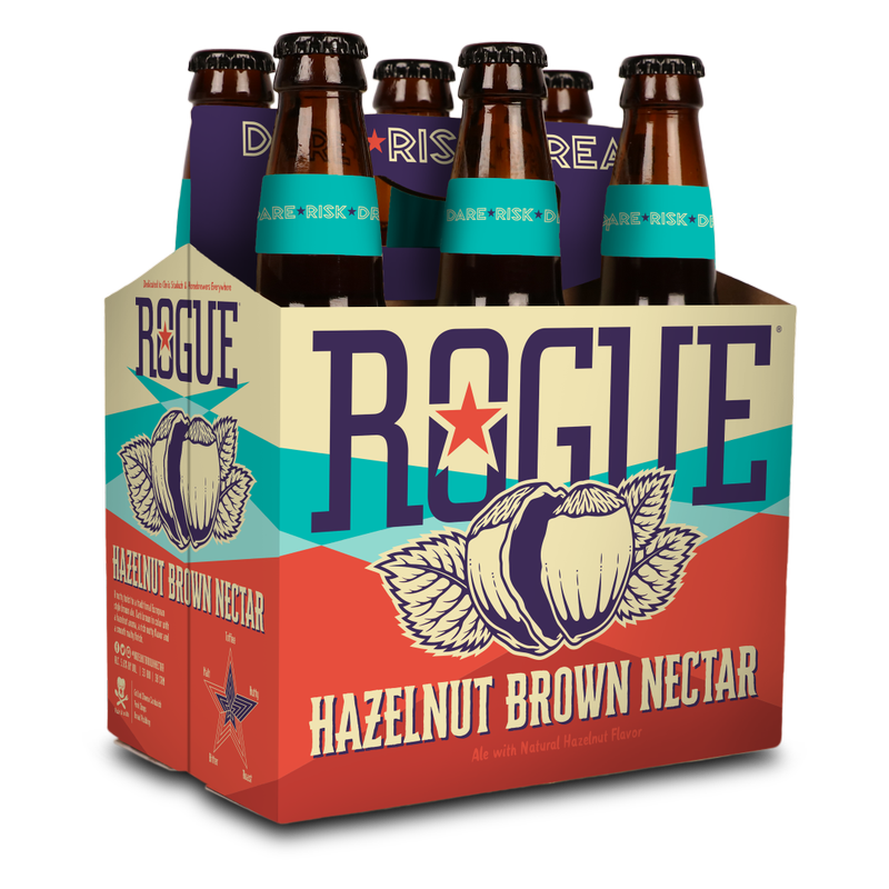 Rogue Hazelnut Brown Nectar 6pk 12oz Btl - Rogue – BevMo!