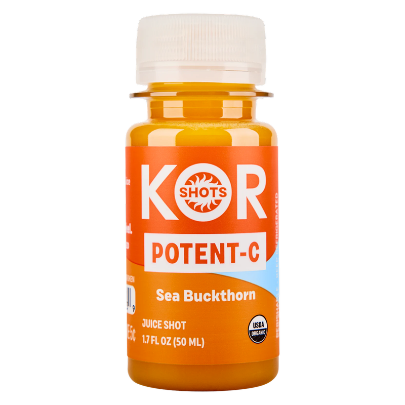 KOR Potent-C Sea Buckthorn Juice Shot, 1.7 oz - KOR Shots – BevMo!