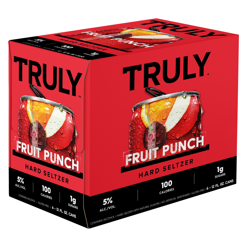 Truly Hard Seltzer Fruit Punch 6pk 12oz Cans - TRULY – BevMo!