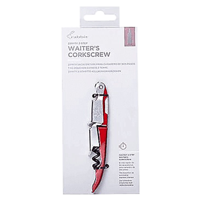 Rabbit Zippity 2-Step Corkscrew - Metrokane Rabbit – BevMo!