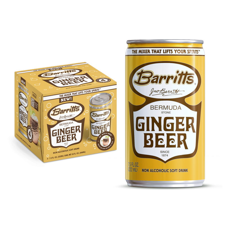 Barritt's Ginger Beer 4pk 7.5oz Can – BevMo!