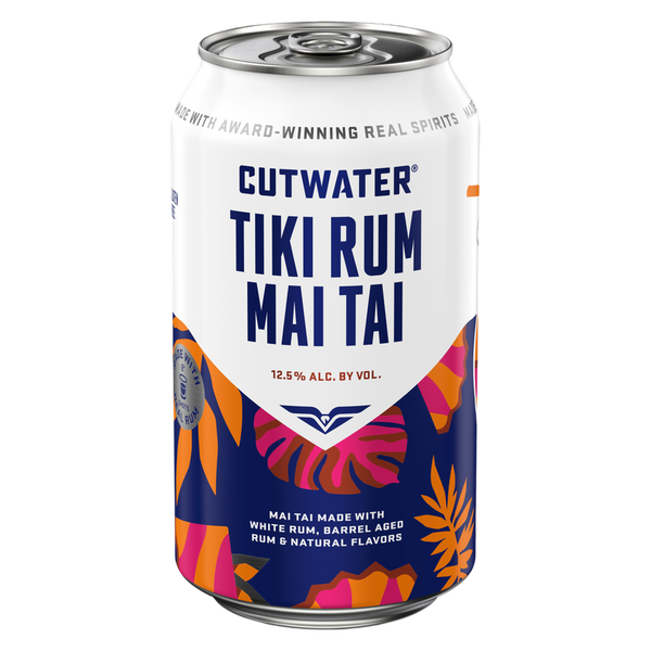 Cutwater Mai Tai Rum 4pk 12oz Can 12.5% ABV - Cutwater – BevMo!