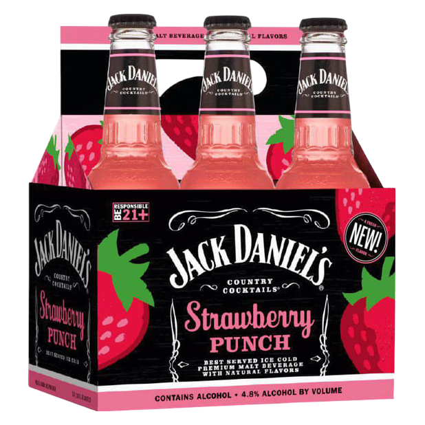 Jack Daniels Strawberry Punch 6pk 10oz Bottle - Jack Daniel's – BevMo!