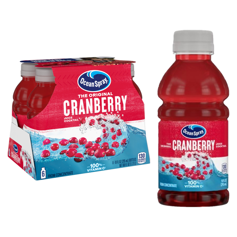 Ocean Spray Cranberry Juice Cocktail 6pk 10oz Bottles – BevMo!
