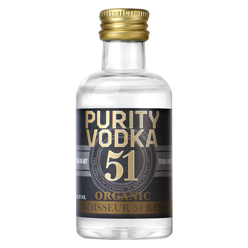 Purity 51 Organic Vodka 50ml (80 Proof) - Purity – BevMo!