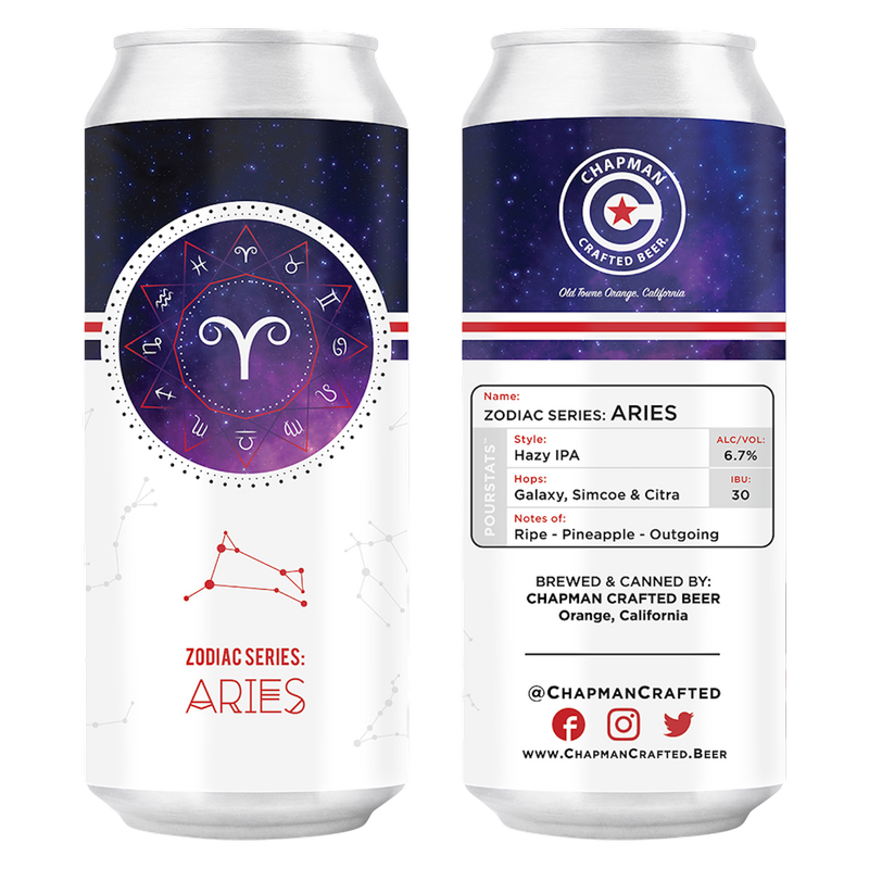 Chapman Crafted Beer Zodiac Series 4pk 16oz - Chapman Crafted – BevMo!