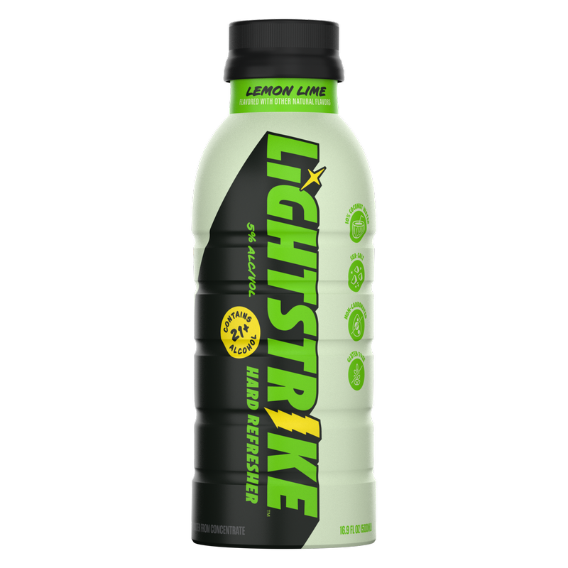 Lightstrike Lemon Lime Hard Refresher - Lightstrike – BevMo!