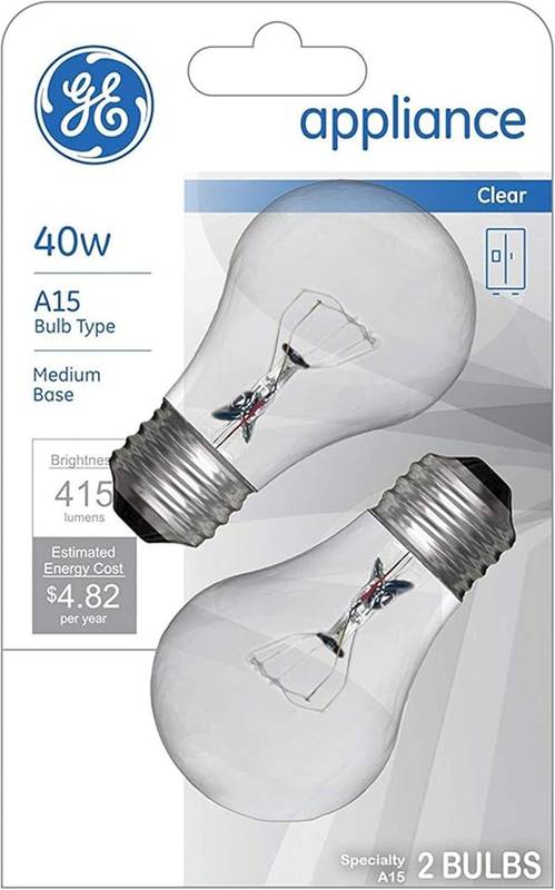 GE 40W Appliance Clear Light Bulb 2pk - GE – BevMo!