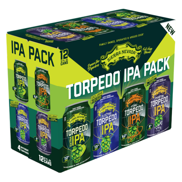 Sierra Nevada Torpedo IPA Variety 12pk 12oz Cans - Sierra Nevada ...