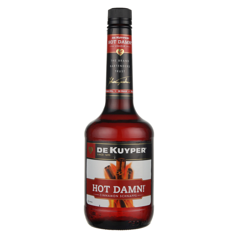 Dekuyper Hot Damn! 100 Proof Cinnamon Schnapps Liqueur 750ml - DeKuyper ...