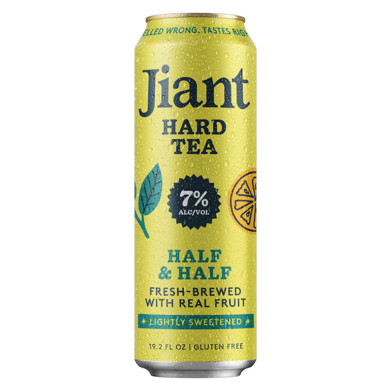 Jiant Half & Half Hard Tea 19.2oz Can 7% ABV - Jiant – BevMo!