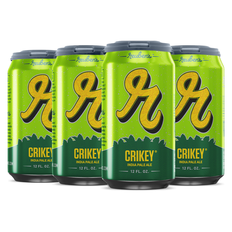 Reuben's Crikey IPA 6pk 12oz Can 6.8% ABV - Reuben's – BevMo!