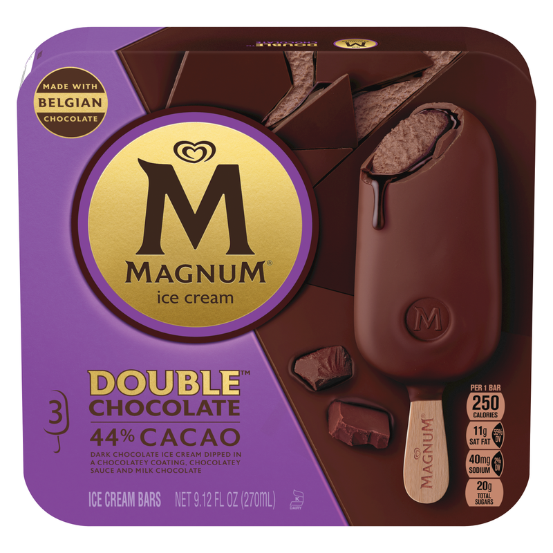 Magnum Double Chocolate Ice Cream Bars, 3ct - Magnum – BevMo!