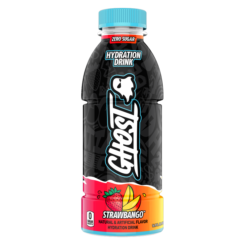 GHOST HYDRATION Strawbango 16.9oz Btl - GHOST – BevMo!