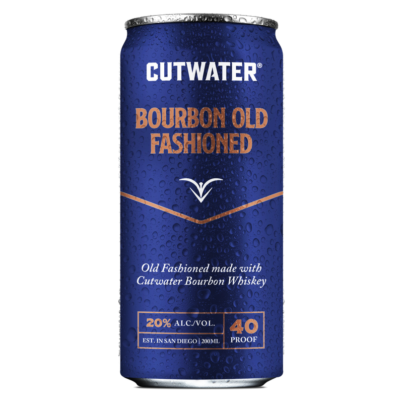 Cutwater Old Fashioned 200ml Can (40 Proof) - Cutwater – BevMo!