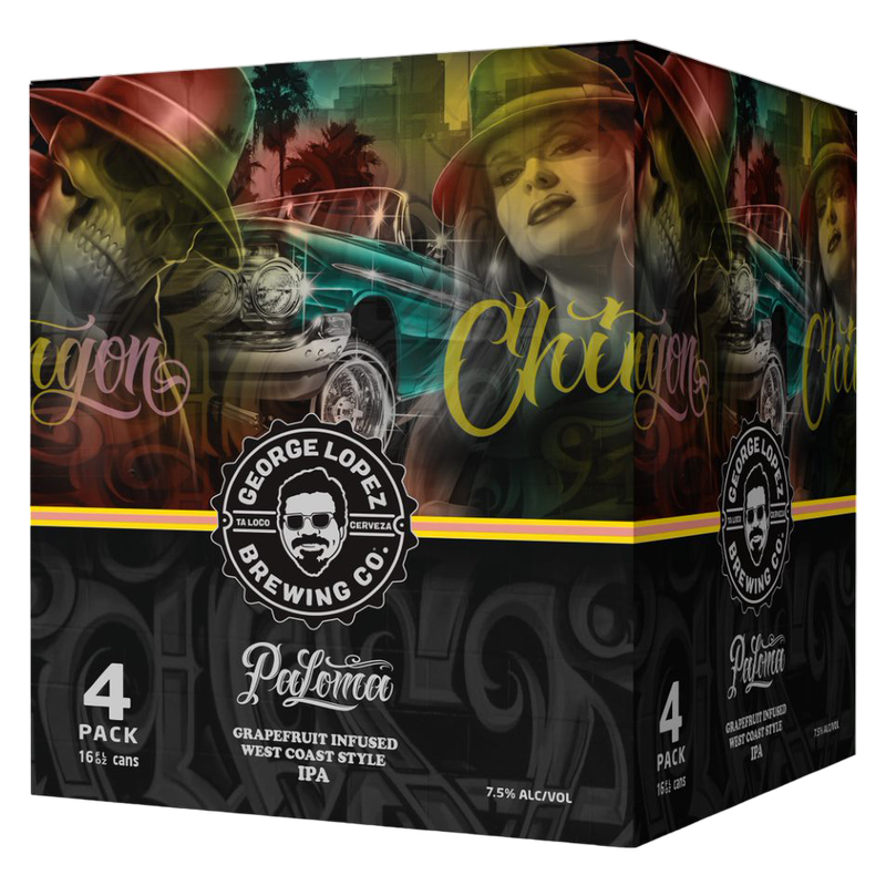 George Lopez Brewing Co. Paloma IPA 4pk 16oz - George Lopez – BevMo!