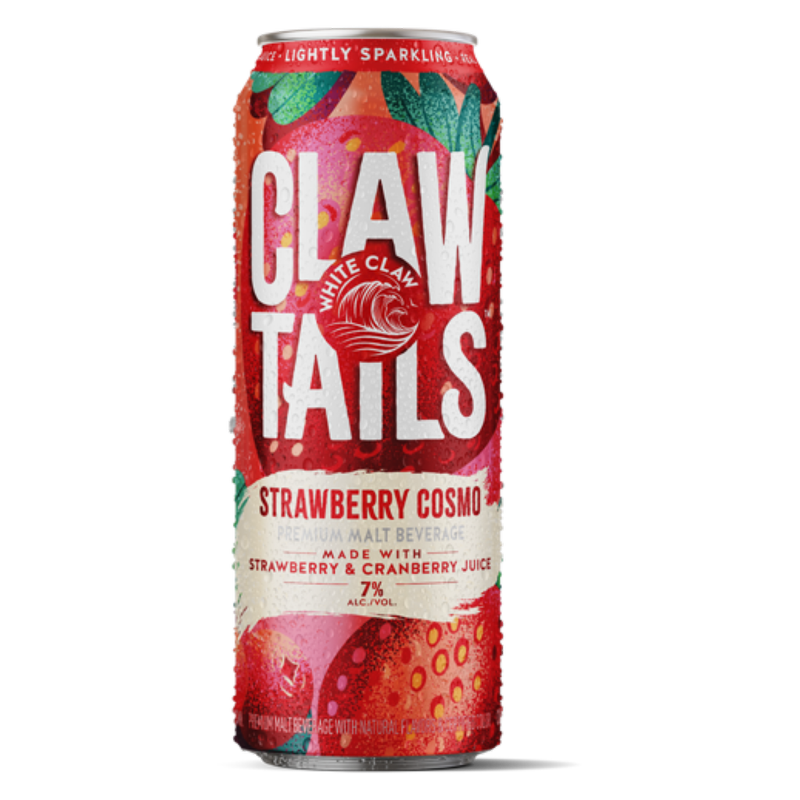 White Claw Clawtails Strawberry Cosmo 19.2oz Can 7% ABV - White Claw ...