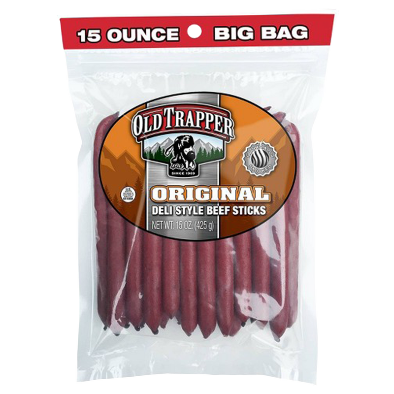 Old Trapper Beef Stick 15oz - Old Trapper – BevMo!