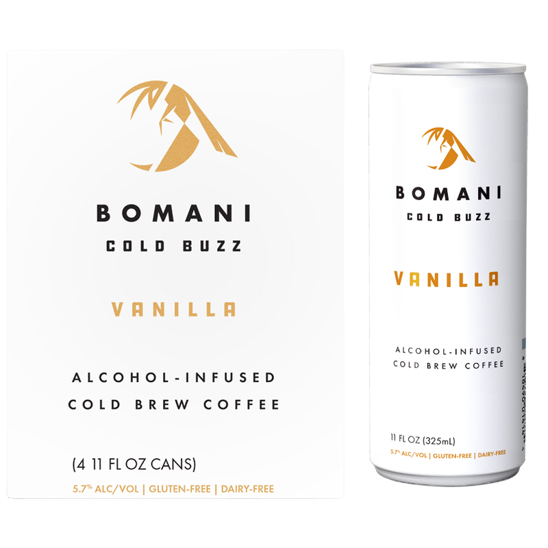 BOMANI Cold Buzz Vanilla Hard Coffee 4pk 11oz Can 5.7% ABV - Bomani ...