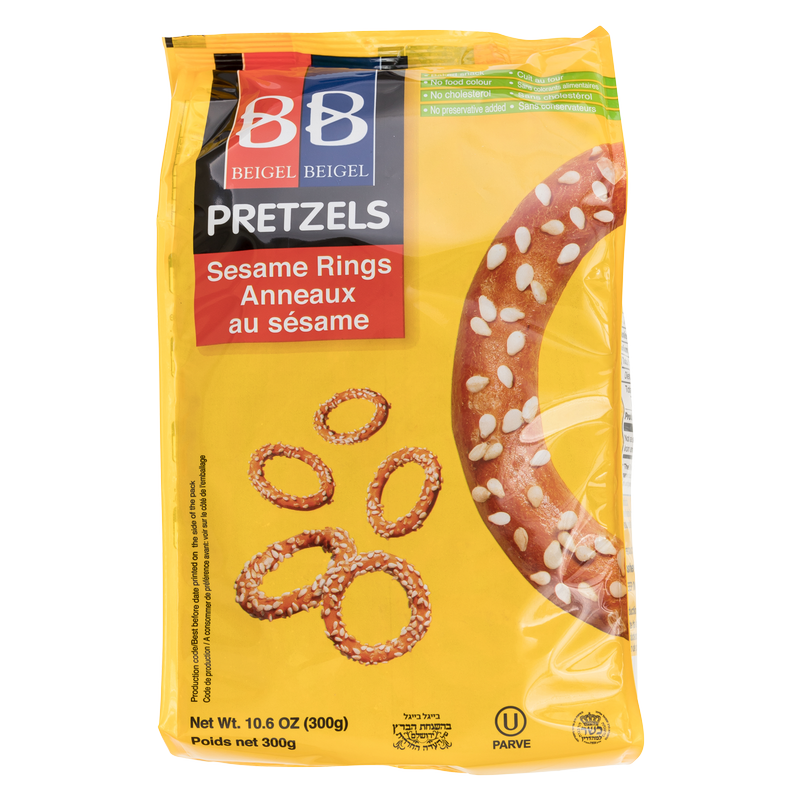 B&B Pretzels Sesame Rings 10.6oz - BevMo! – BevMo!
