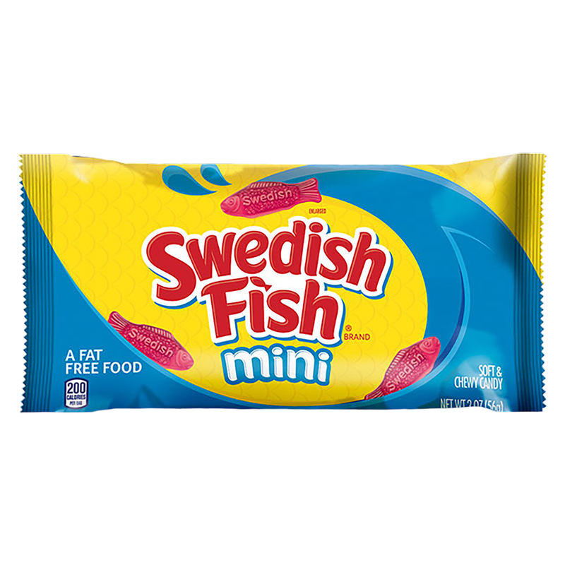 Swedish Fish Chewy Candy 2oz - Swedish Fish – BevMo!