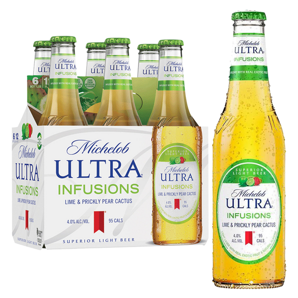 Michelob Ultra Lime & Prickly Pear Cactus 6pk 12oz 4.0% ABV - Michelob ...
