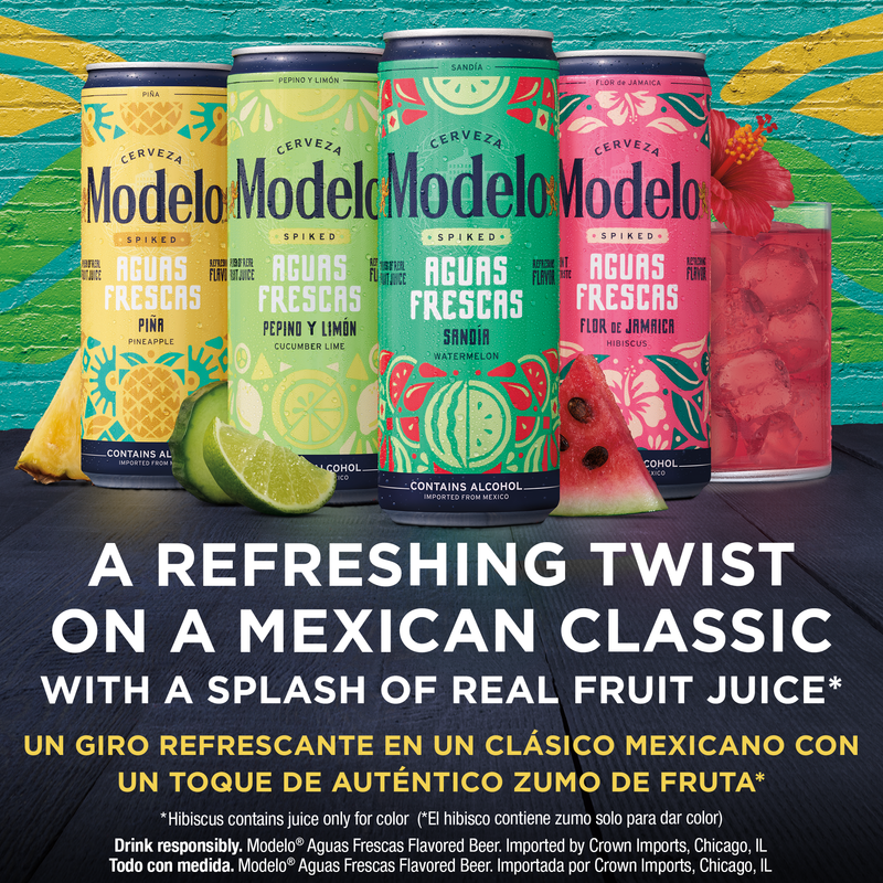 Modelo Spiked Aguas Frescas Variety Pack 12pk 12oz Can 4.5% ABV ...