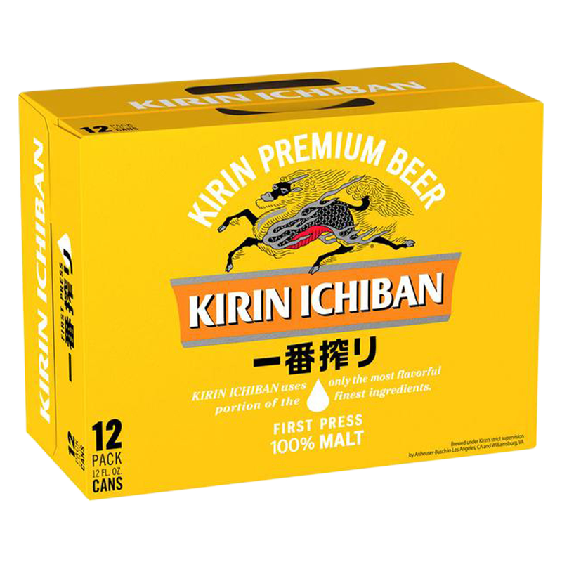Kirin Ichiban 12pk 12oz Can - Kirin – BevMo!