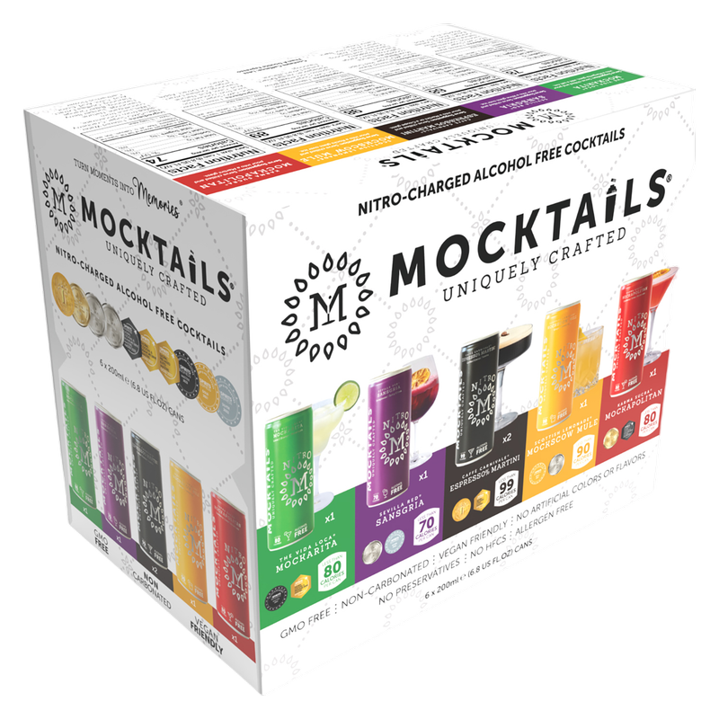 Mocktails Variety Pack 6pk 12oz Can - Moktails – BevMo!