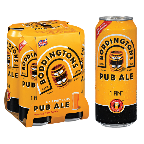 Boddington's Pub Ale Draught Can 4pk 16oz Can 4.7% ABV - Boddingtons ...