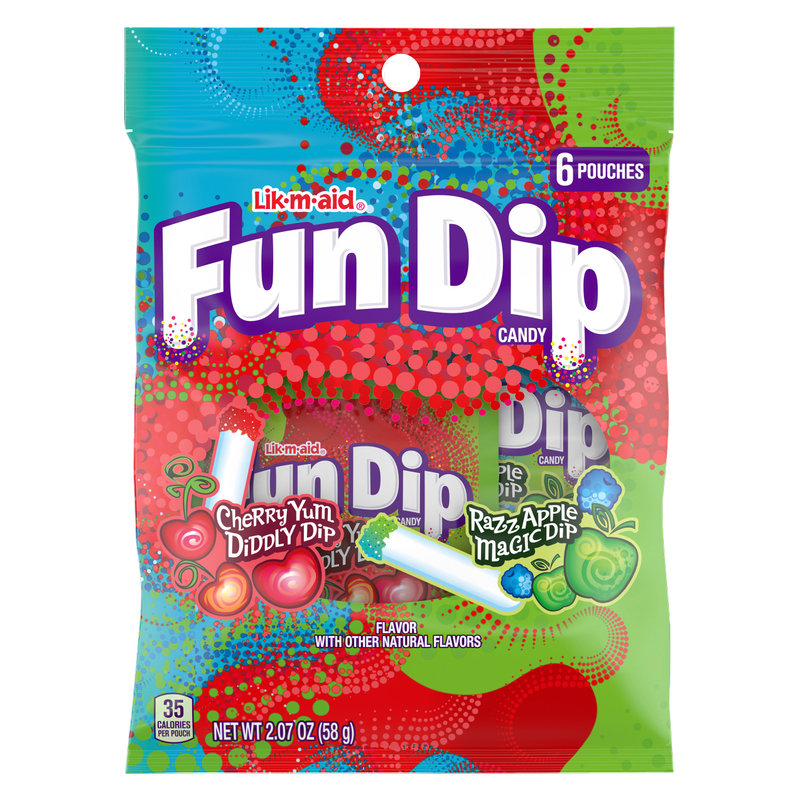 Fun Dip, Cherry Yum and Apple, 2.07 oz - Fun Dip – BevMo!