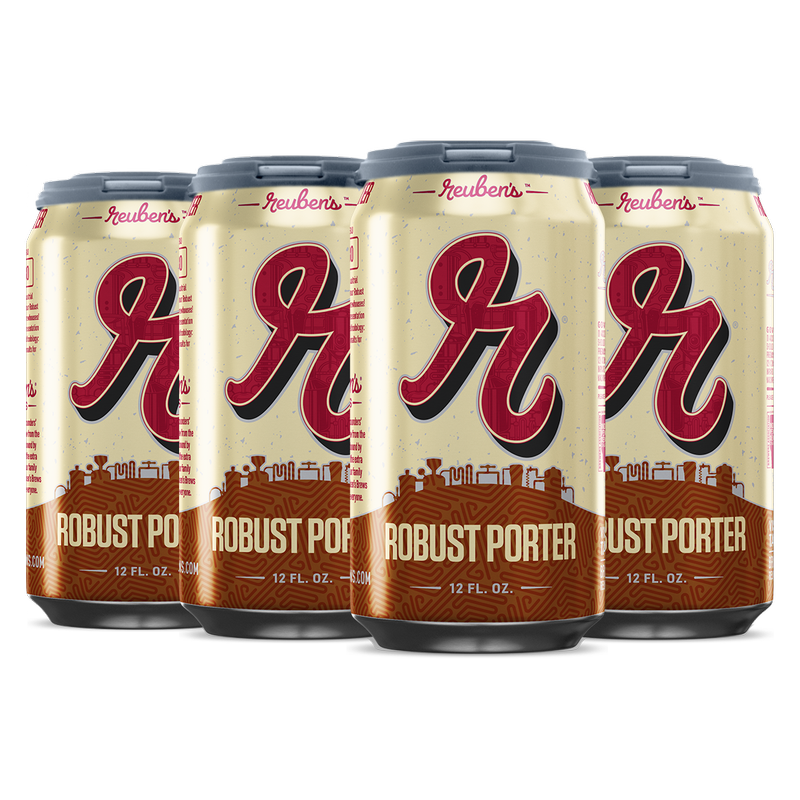 Reuben's Robust Porter 6pk 12oz Can - Reuben's – BevMo!