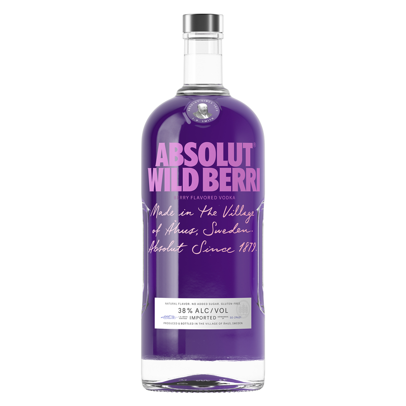 Absolut Vodka Wild Berri 750ml (76 proof) - Absolut – BevMo!