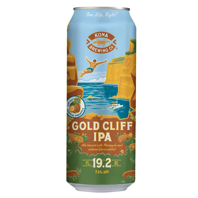 Kona Gold Cliff IPA Single 19.2oz Can - Kona Brewing – BevMo!