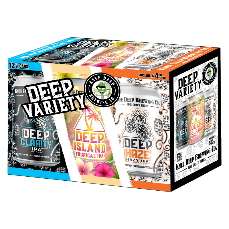 Knee Deep Brewing Co. Deep Variety 12pk 12oz Can - Knee Deep – BevMo!