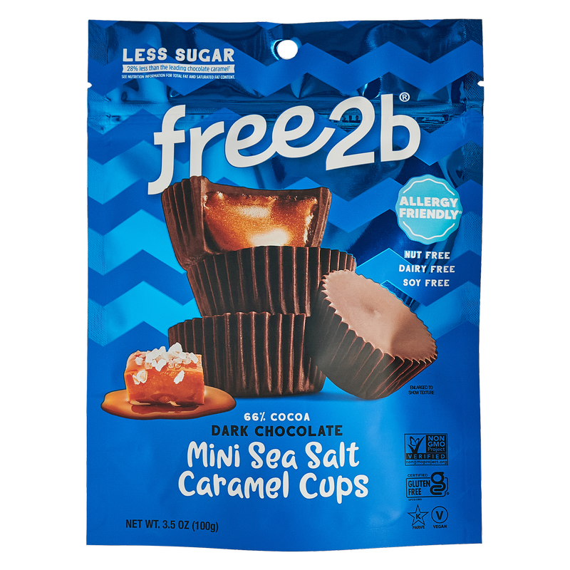 Free 2 B Mini Sea Salt Caramel Cups 3.5oz - Free2b – BevMo!