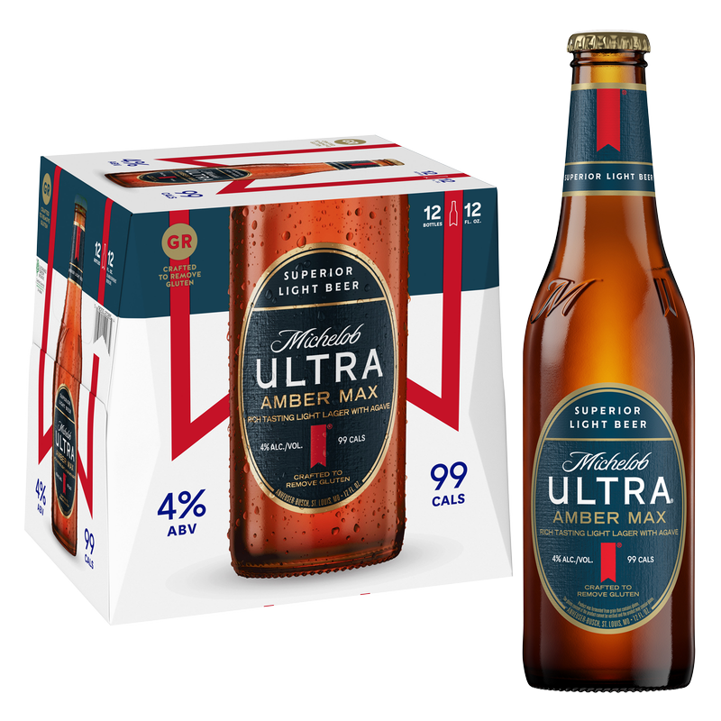 Michelob Ultra Amber Max 12pk 12oz - Michelob ULTRA – BevMo!