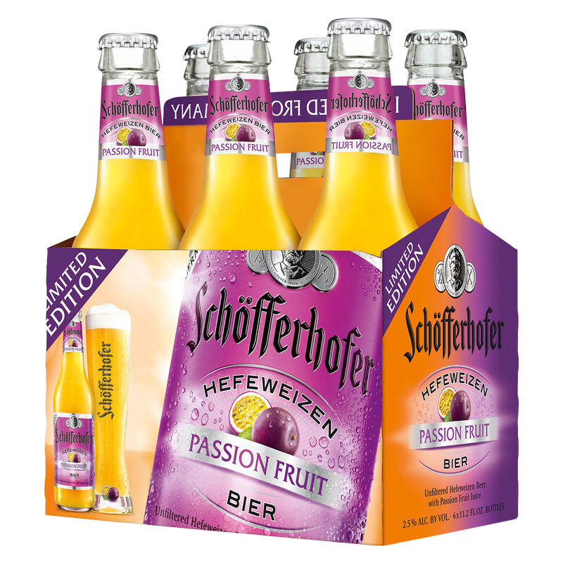 Schofferhofer Passion Fruit Bier 6pk 11.2 oz - BevMo! – BevMo!